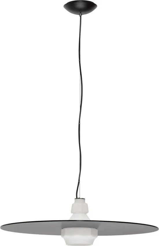 Matně černé ocelové závěsné svítidlo ø 60 cm Lora – Nova Luce