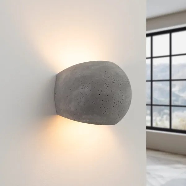 Sollux SL.1362 - Nástěnné svítidlo GLOBE 2xG9/8W/230V beton/šedá