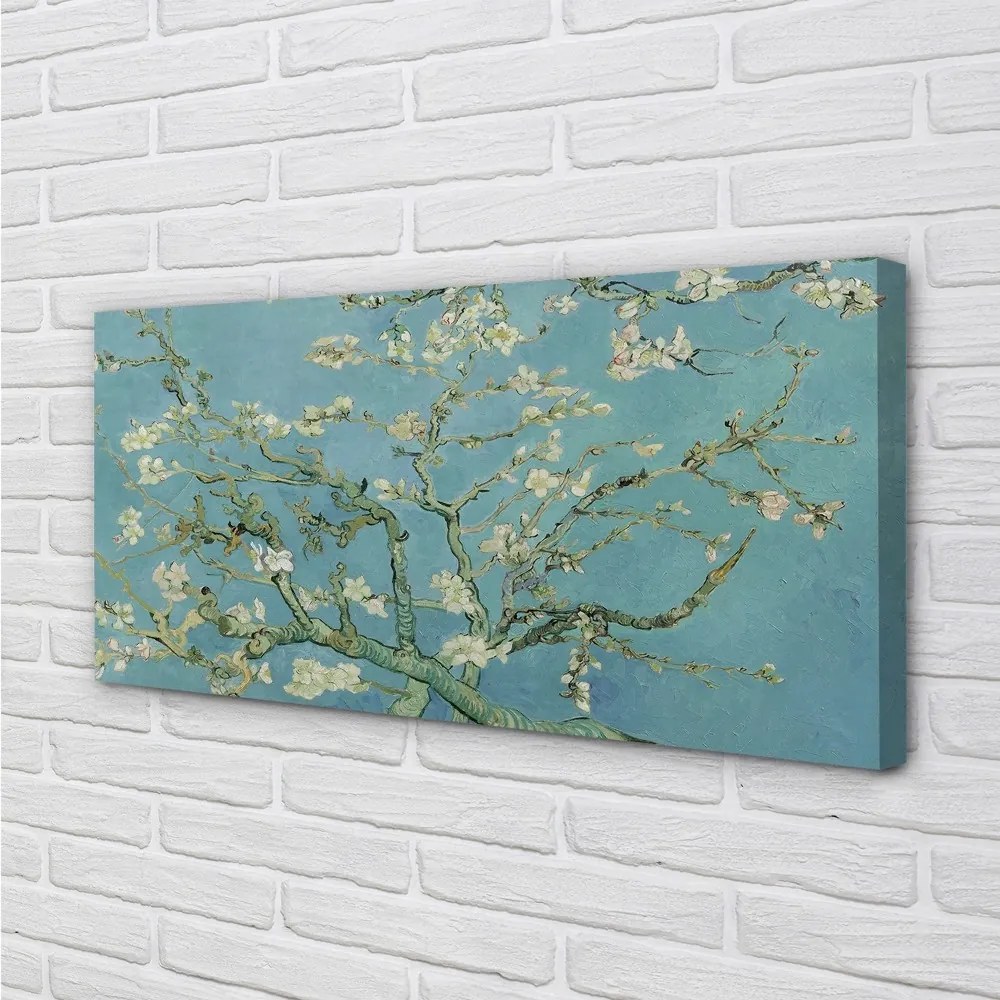 Obrazy na plátně Art mandlové květy 100x50 cm