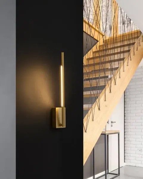 Designové nástěnné svítidlo Raccio A 6 zlaté