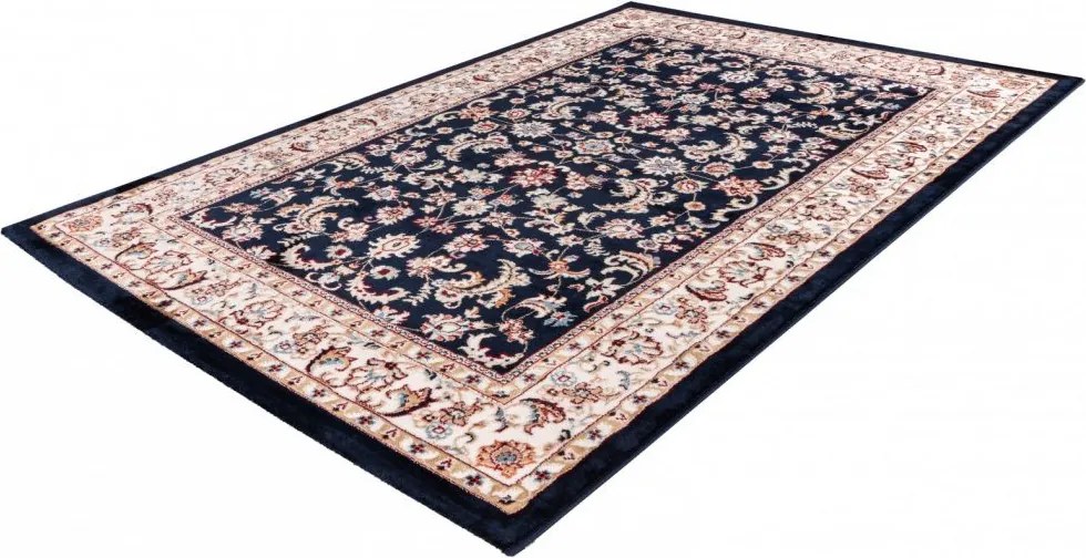 Obsession, AKCE: 160x230 cm Kusový koberec Isfahan 741 navy, modrá, kancelář