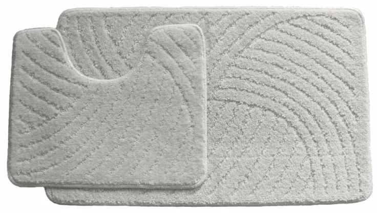 Ervi koupelnová předložka CTN světlé šedá Comfort, 2 set
