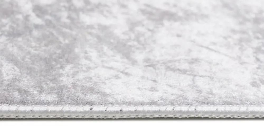 Moderní šedý koberec s abstraktním vzorem Šířka: 140 cm | Délka: 200 cm