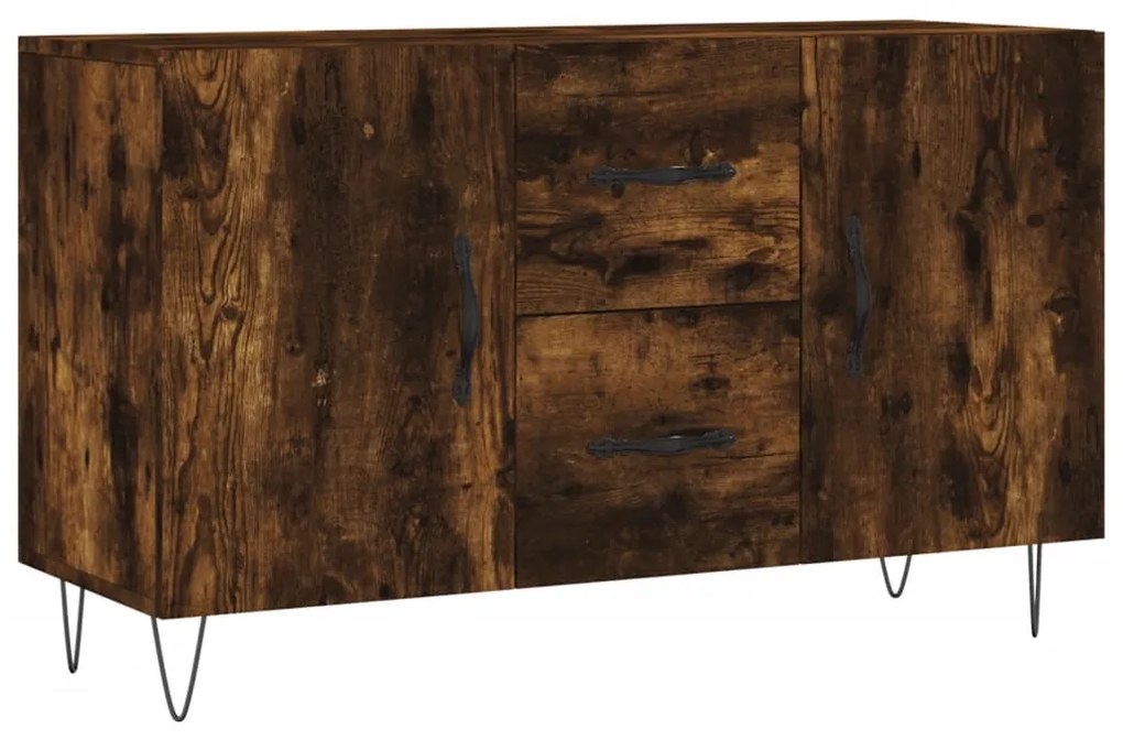 vidaXL Příborník kouřový dub 100 x 36 x 60 cm kompozitní dřevo