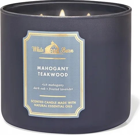 Tradiční parafínová svíčka Mahogany Teakwood Bath & Body Works