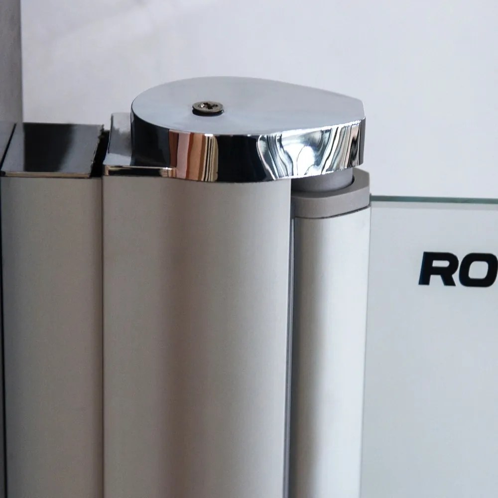 Roth Tower Line sprchové dveře jednokřídlé 80 x 201,9 cm 726-8000000-01-02 stříbro / transparent
