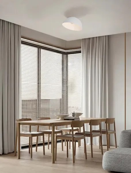 LED bílé designové stropní svítidlo Gea