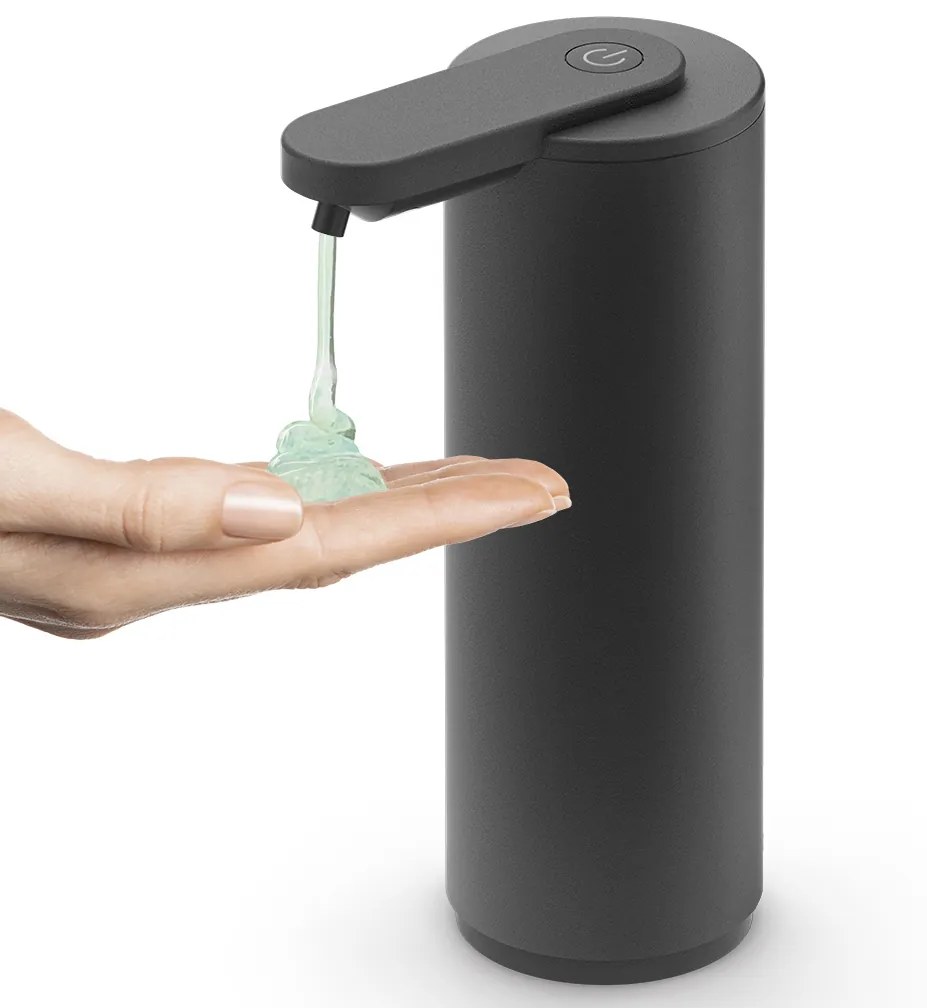 ZACK Dávkovač mýdla s bezdotykovým senzorem nerezový černý tervo