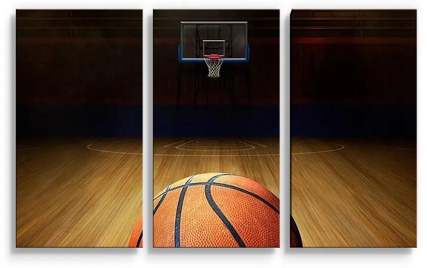 Sablio Obraz - 3-dílný Basketball - 120x80 cm