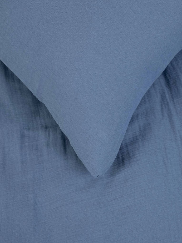 MK Lůžkoviny Mušelínový povlak na polštář 50 x 70 cm - Alexia námořnická modrá
