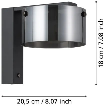 Eglo 39876 - LED Stmívatelné nástěnné svítidlo COPILLOS LED/7,2W/230V
