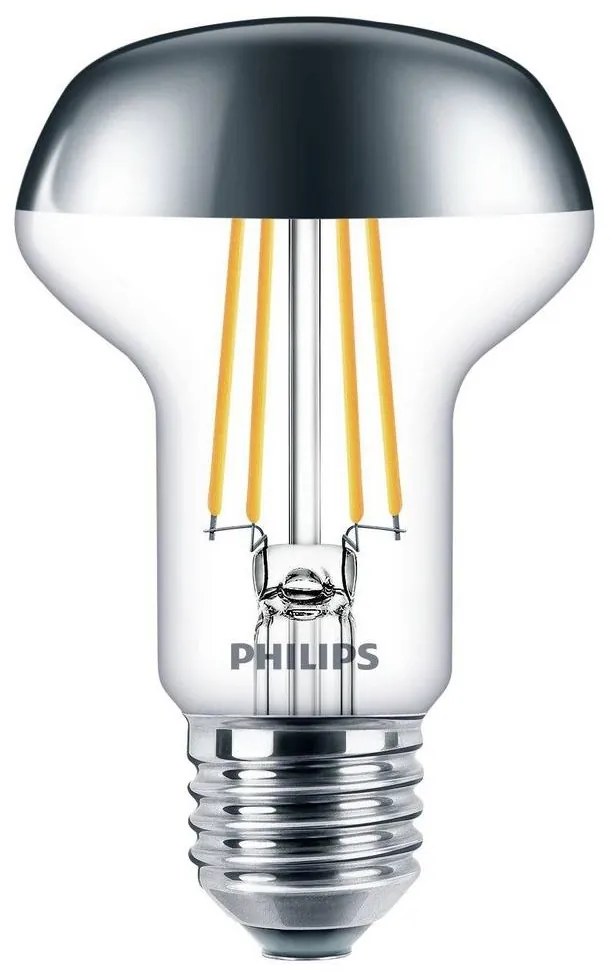 Philips | LED Žárovka se zrcadlovým vrchlíkem Philips DECO E27/4W/230V 2700K | P4931