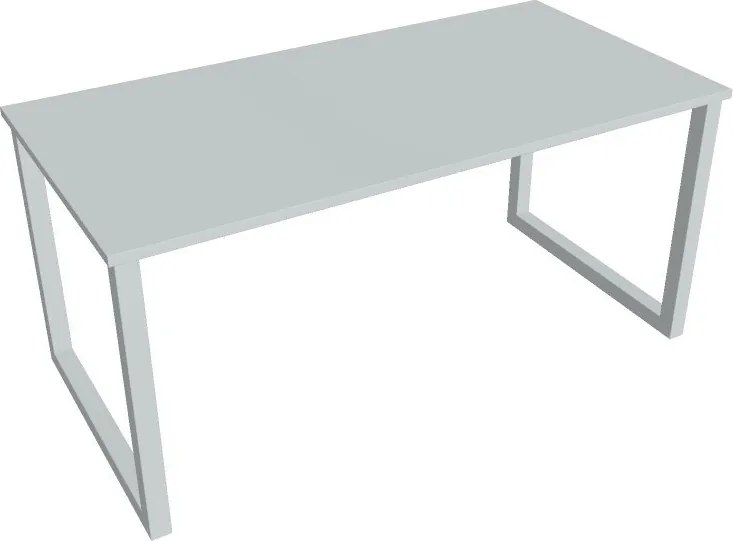 Kancelářský stůl jednací Hobis UJO1600, deskaakát, černá černá