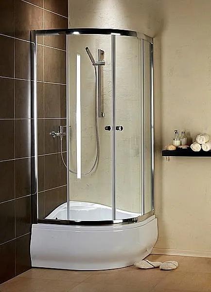 Radaway sprchový kout Premium A 90 sklo fabric výška 170 cm 30401-01-06