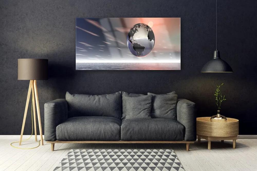 akrylový obraz Země Umění 120x60 cm