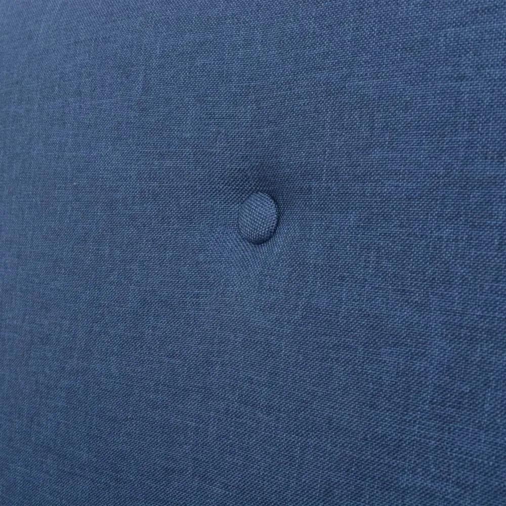 Petromila 3dílná sedací souprava textilní čalounění modrá