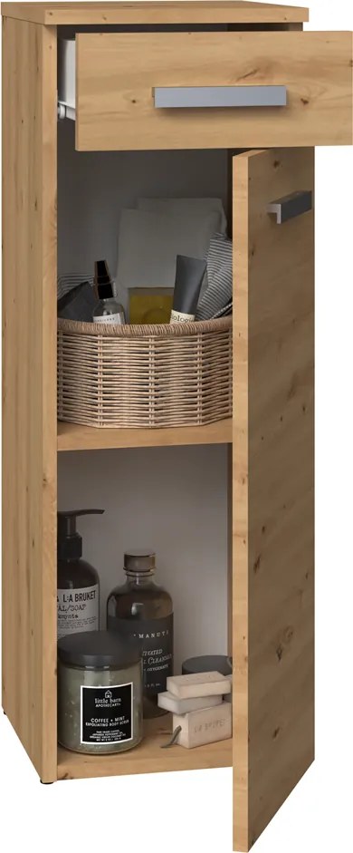 Nízká koupelnová skříňka NEL V DS dub artisan