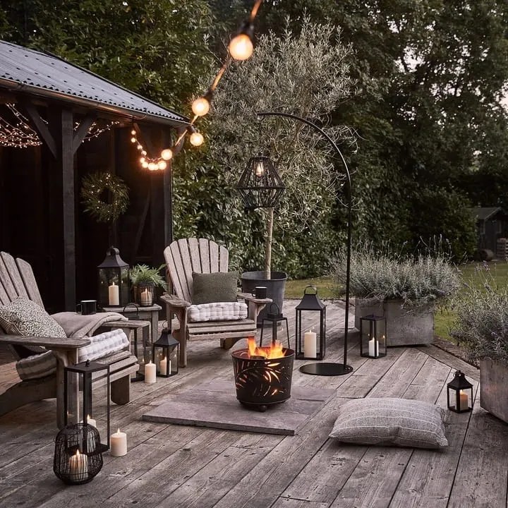 BERGE LED venkovní girlanda 15m - 15xLED Atmospheric Fire FLAME