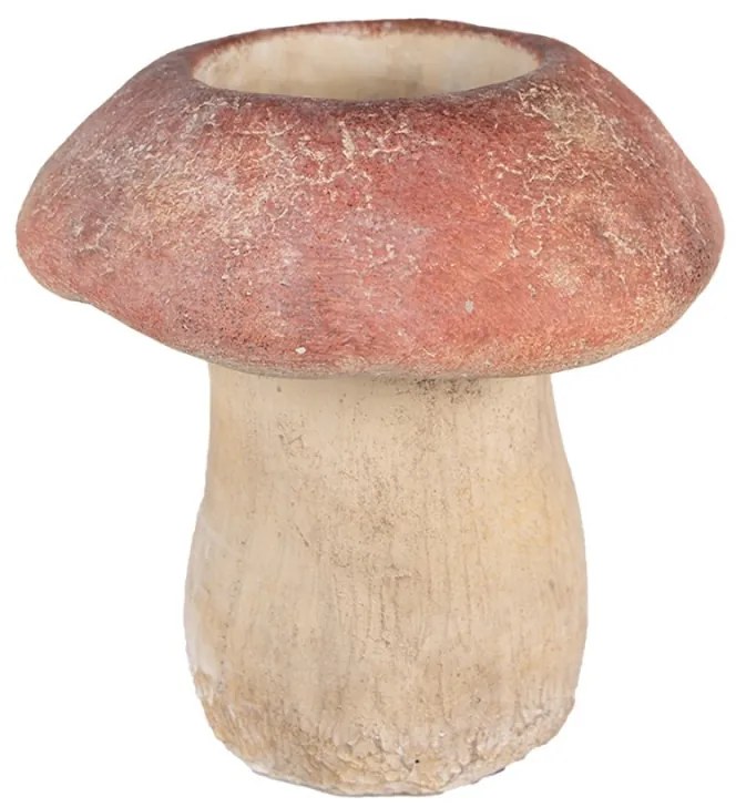 Cementový květináč houba Mushroom L – 21x23 cm