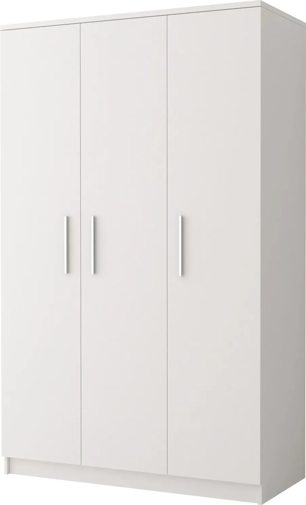 IDZ Šatní skříň OMEGA I 3D 19, 120 cm Bílá