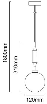Designový lustr Ero I 31 chrom