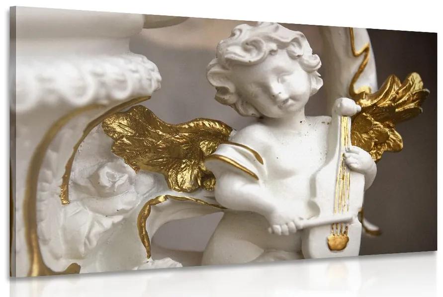 Obraz soška hrajícího anděla Varianta: 90x60