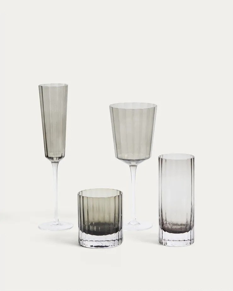 Sklenička na sekt 180 ml Clarien – Kave Home