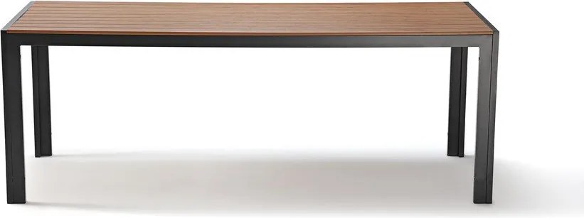 Zahradní jídelní stůl s artwood deskou 90x205 cm Viking – Bonami Selection