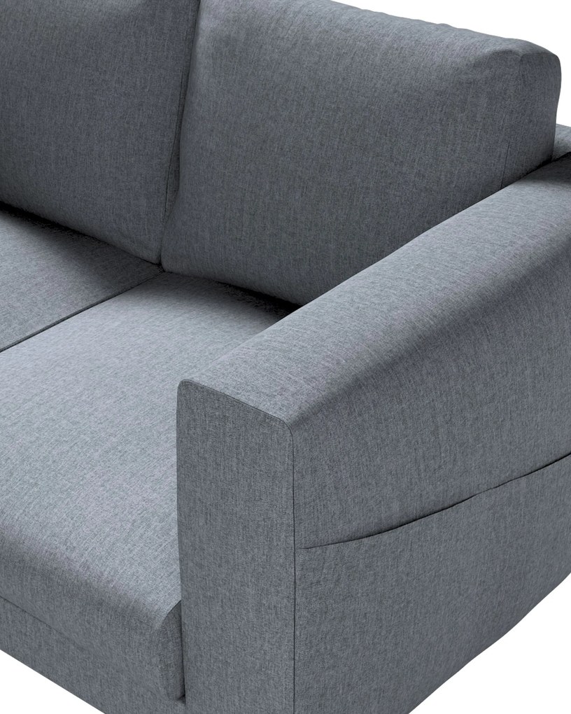 Potah na pohovku IKEA Norsborg 2-místná barva šedá látka pletený vzor
