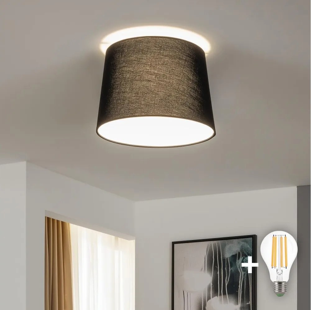 Brilagi - LED Přisazený lustr CERIA 1xE27/40W/230V pr. 30 cm černá