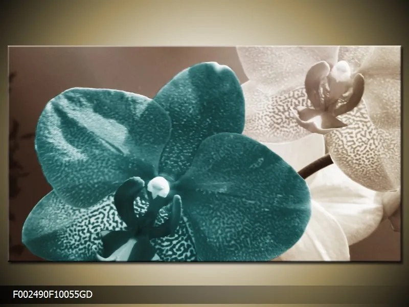 Obraz tyrkysového květu  (), 40 dalších rozměrů