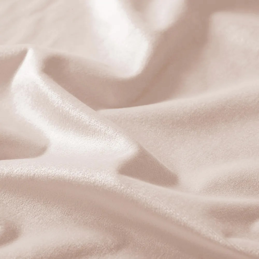 Biante Sametový obdélníkový ubrus Velvet Premium SVP-020 Béžový 80x120 cm