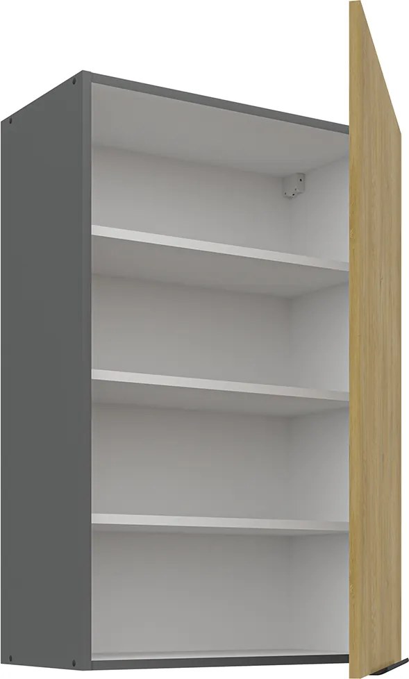 CREMONA ac | horní skříňka 60 G-90 1F policová | 60 cm | VYSOKÁ | antracit/cremona