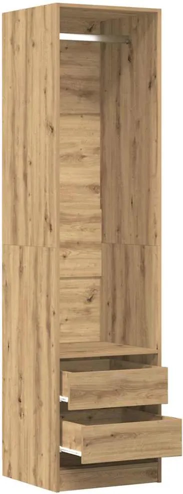 Šatní skříň dub artisan 50 x 50 x 200 cm kompozitní dřevo 3318629