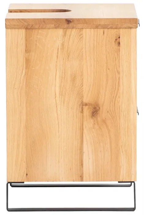 furniture-nabytek.cz - Masivní koupelnový set Sidora z divokého dubu, olejovaný, přírodní barva