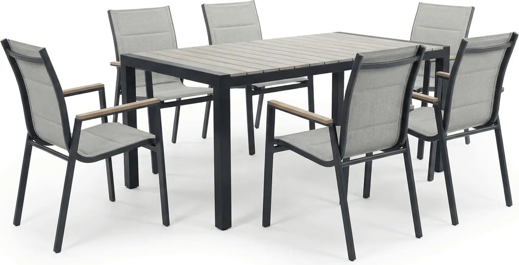 Zahradní židle FIORETTA - polywood, síťovina, hliník, více barev