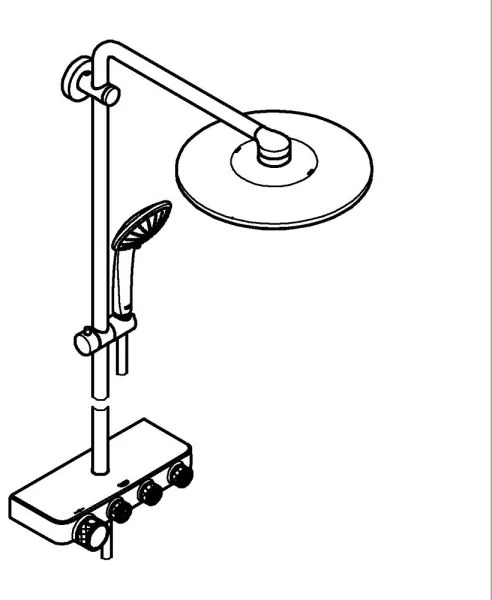 GROHE 26507000 - Sprchový systém EUPHORIA SMARTCONTROL 310 DUO lesklý chrom