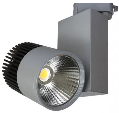 ONE Light lištový COB LED reflektor o průměru 154 mm, 30W, 100-240V, hliník, Barva svítidla  ŠEDÁ, Barva světla  TEPLÁ BÍLÁ ONE LIGHT 65612T/G/W