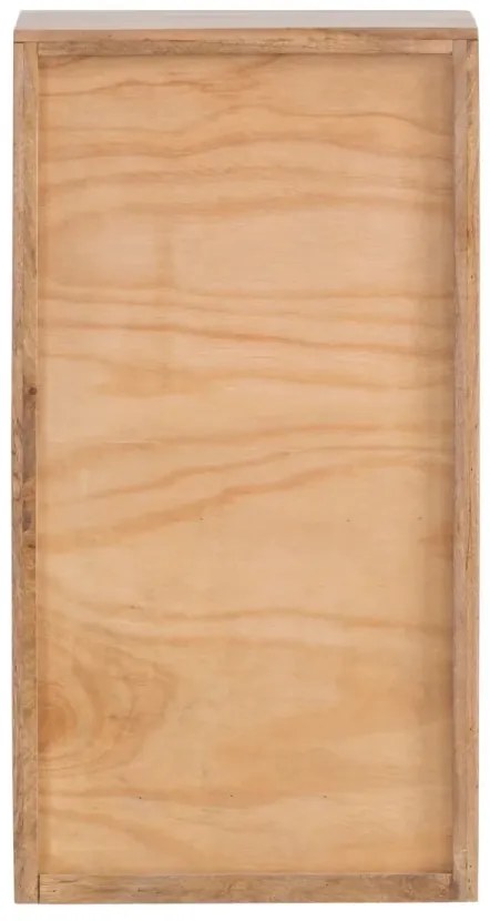 furniture-nabytek.cz - Masivní koupelnová spodní skříňka Delmar z mangového dřeva, lakovaná, hnědá – 43×30×80 cm