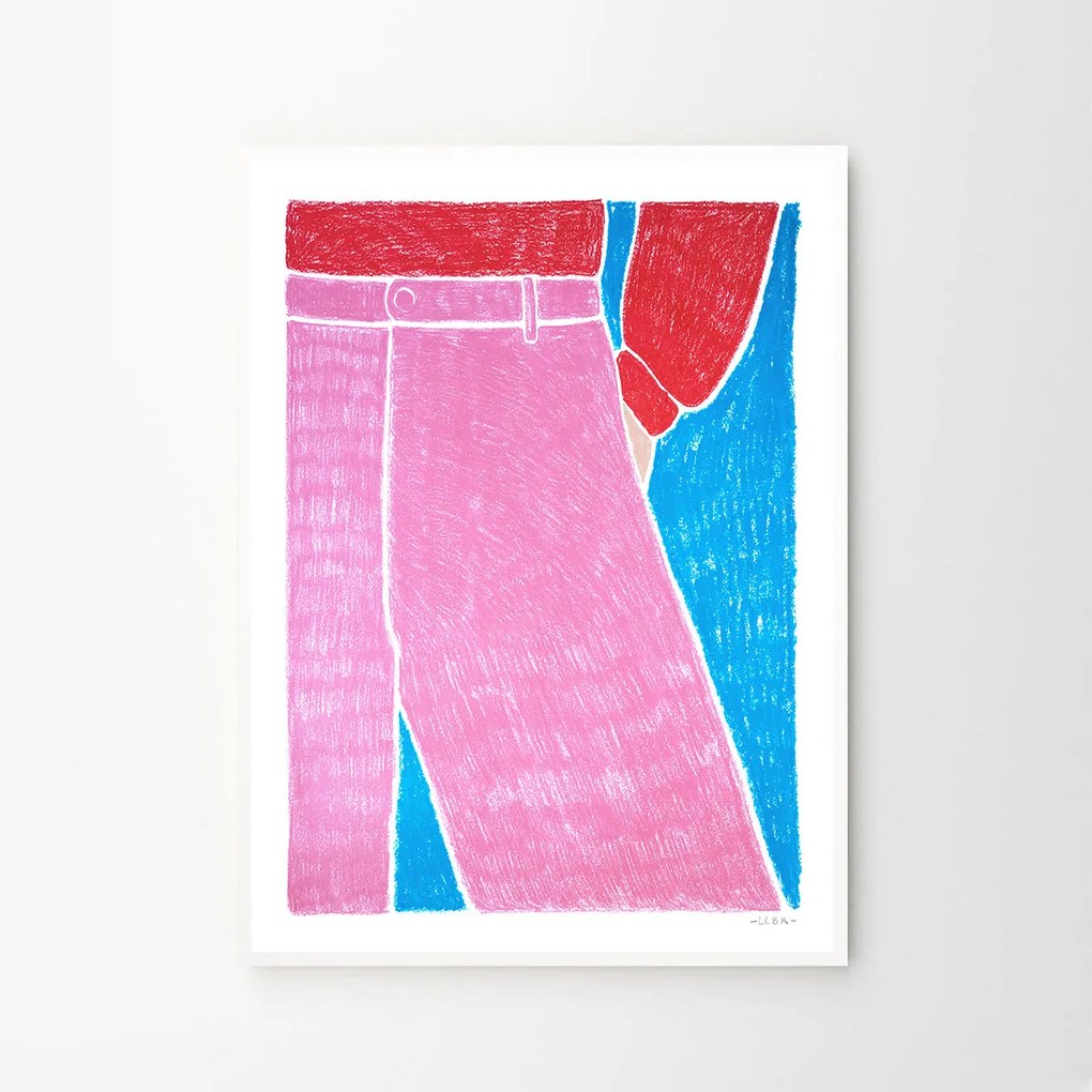 The Poster Club Plakát Masculin Féminin by Léa Coubray 50x70 cm