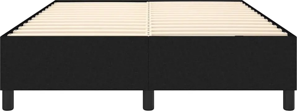 Rám postele s boxspringem černý 140 x 190 cm textil 3120856