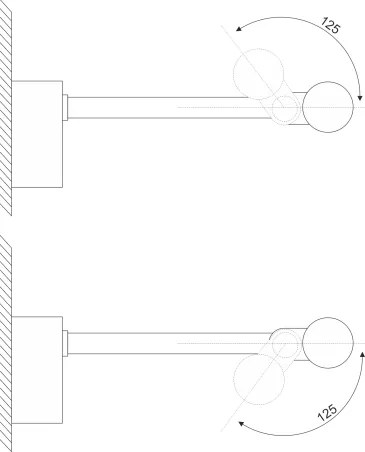 LED Koupelnové osvětlení zrcadla MIRROR LED/6W/230V 4000K IP44 40 cm černá