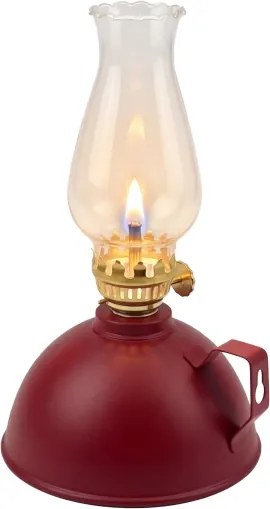 BRILAGI - Petrolejová lampa MERLIN červená