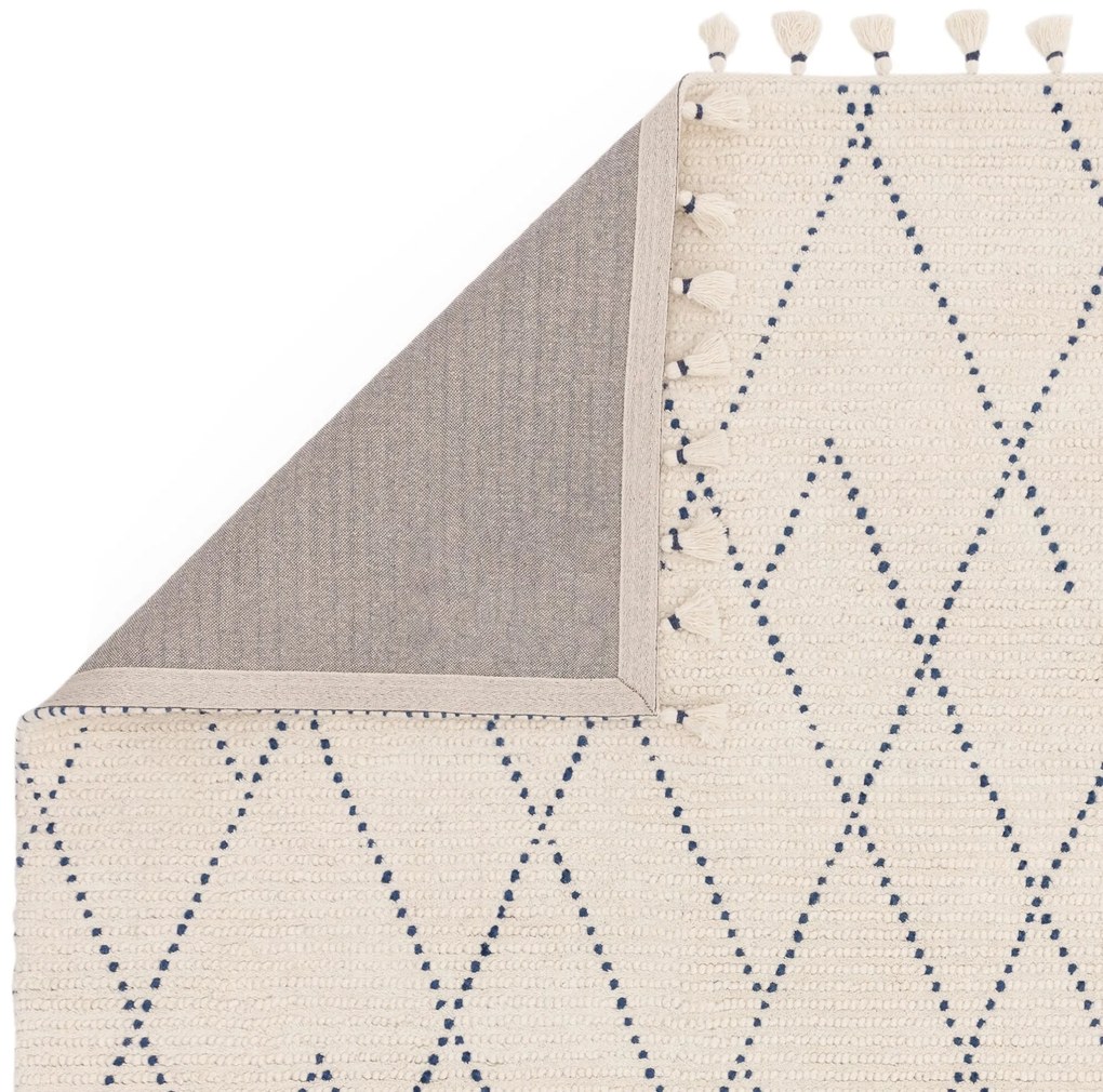 Tribeca Design Kusový koberec Livan Cream Blue Linear Rozměry: 120x170 cm