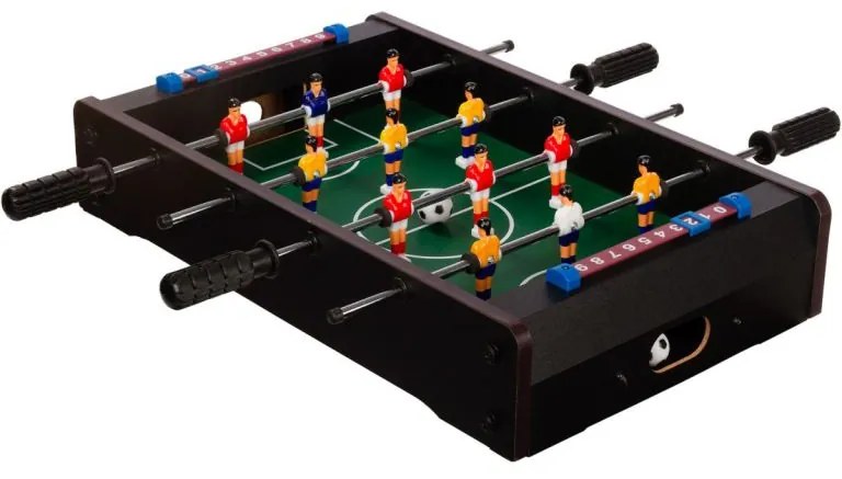 GamesPlanet® Mini stolní fotbálek, 51 x 31 x 8 cm, černý M40692