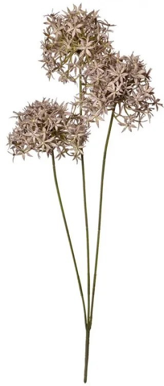 Umělá květina zelený okrasný česnek - 62 cm