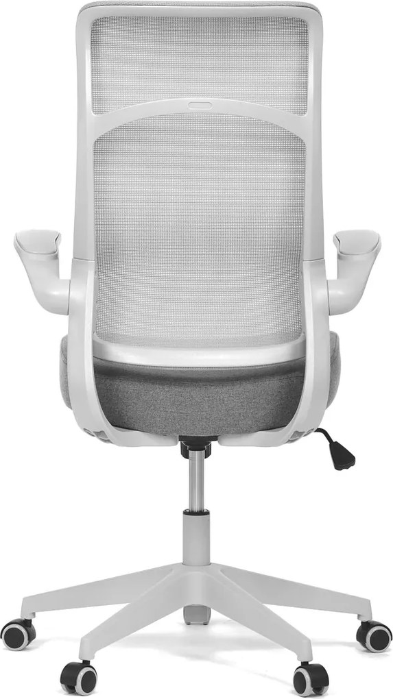 Ergonomická kancelářská židle DOMINIQUE - světle šedá síťovina