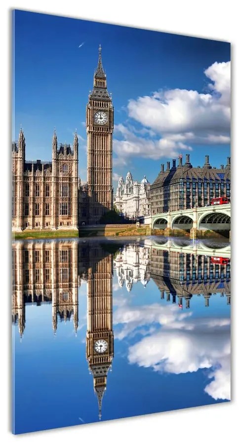 Wallmuralia Vertikální Foto obraz fotografie na skle Big Ben Londýn 50x100