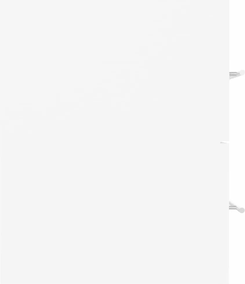 Skříňka se zápustným umyvadlem bílá kompozitní dřevo 3099032
