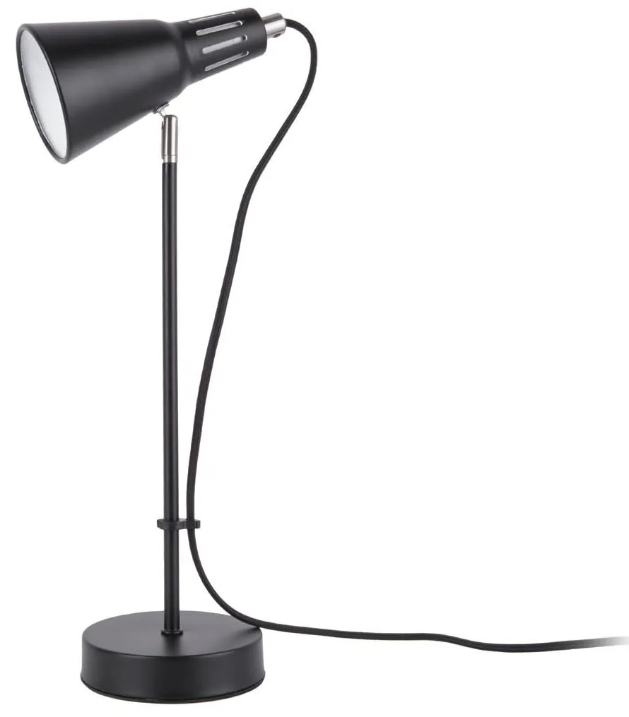 LEITMOTIV Stolní lampa Mini Cone černá ∅ 16 × 43 cm